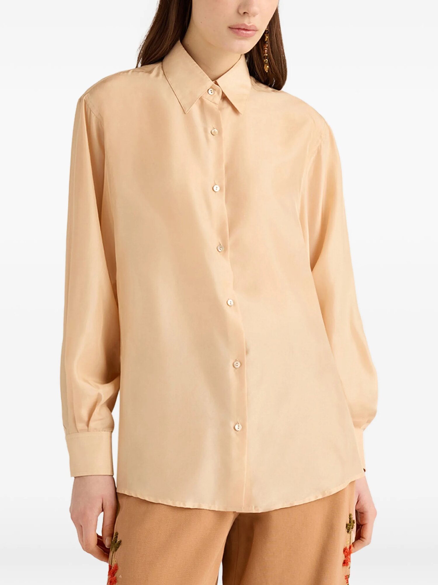 Футболка Momoni Akemi long-sleeve shirt, размер 38, разноцветный — фото 1