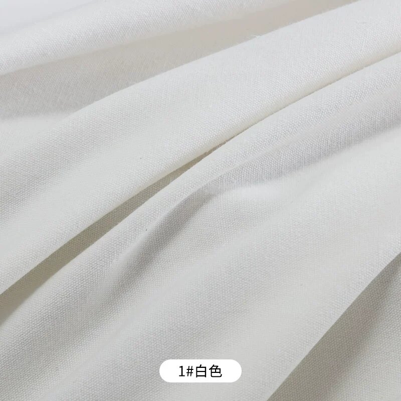 Хлопковая ткань для DIY чехлов на диван и подушки, белый, цена за 0.5 метра, высокое качество, стирается в машине