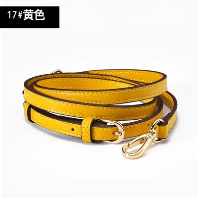 Подлинный желтый ремешок с золотой пряжкой 1,8 см ширины для Coach