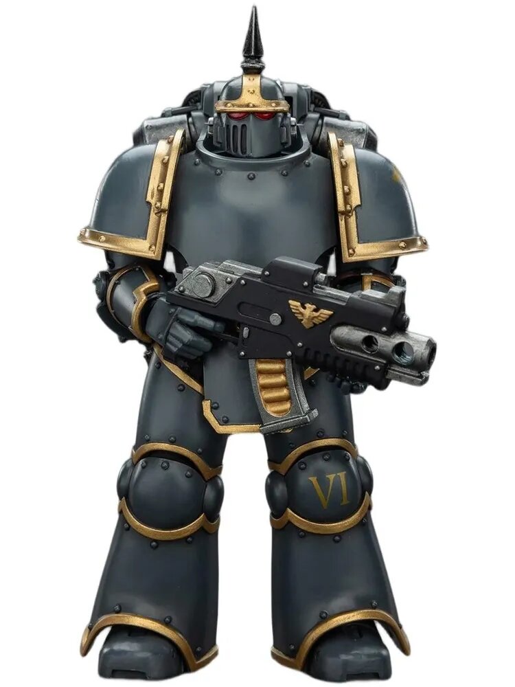 Подвижная фигурка JOYTOY Warhammer 40K Space Wolves MK lll Tactical Legionary, Игры для персонажей Коллекция подарков на день рождения