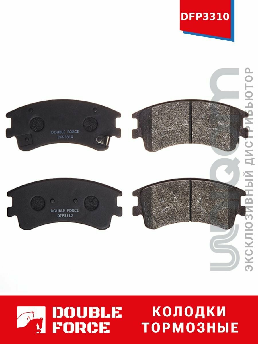 Колодки тормозные передние Mazda 6 2002 - 2007 / Mazda ATENZA 2002 - 2007 Double Force DFP3310