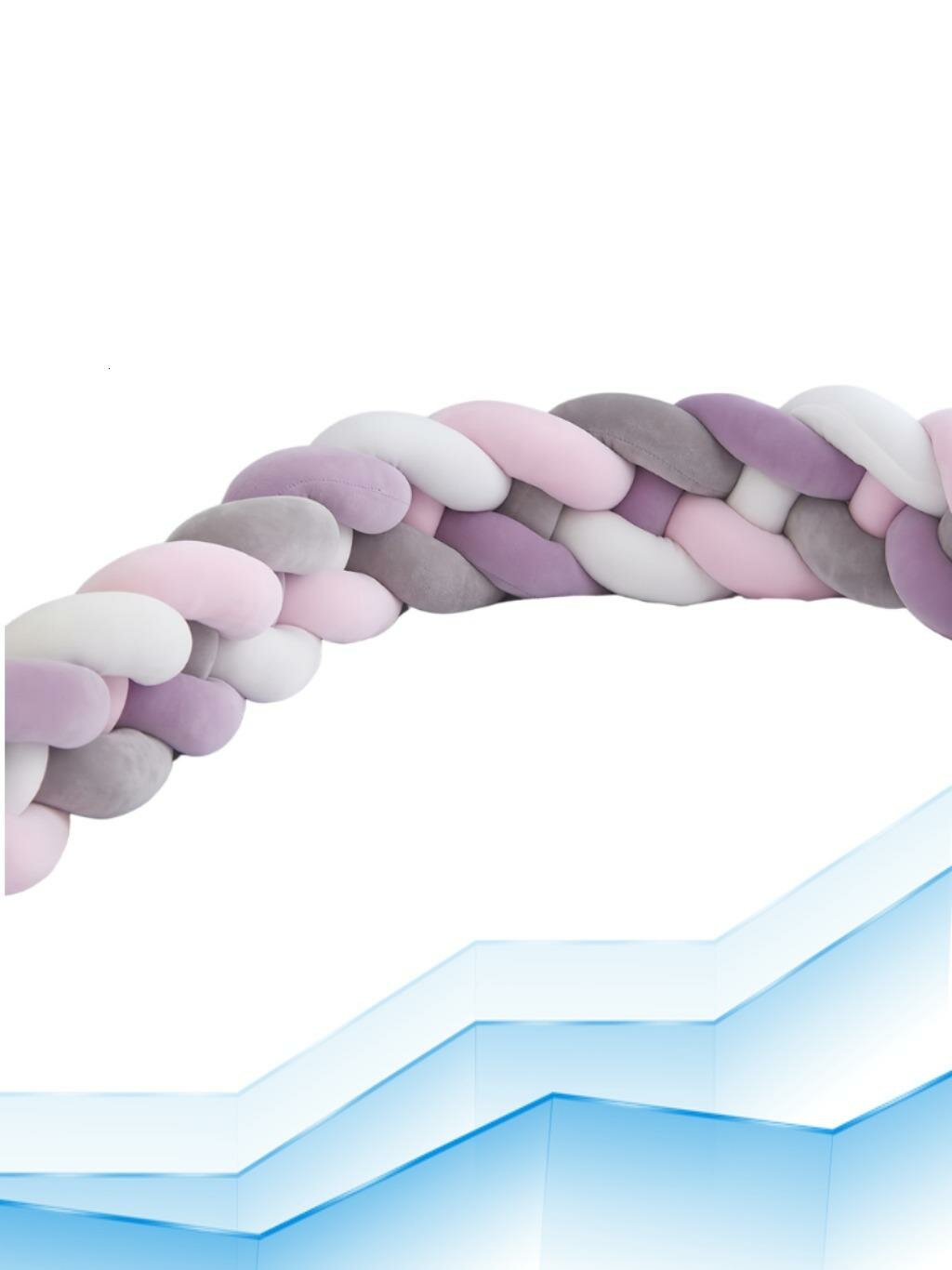 Фланелевые защитные бортики для детской кроватки, 2 - F