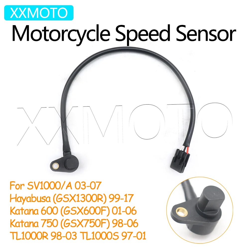 Датчик скорости для мотоциклов Suzuki Hayabusa GSX1300R 1999-2017, Katana 600 750, GSX600F, GSX750F, SV1000, A TL 1000, 1000S, GSX 600F