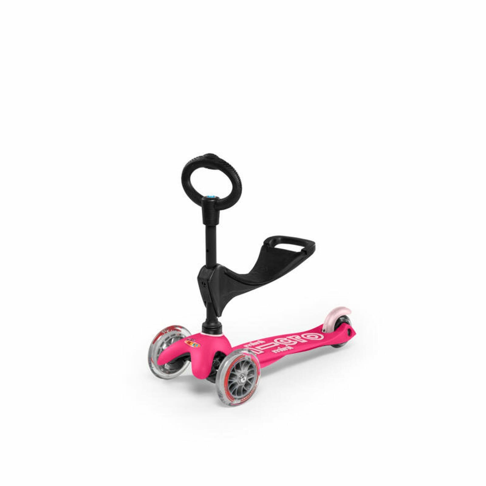 DECATHLON Самокат Micro Mini Micro 3в1 Deluxe, розовый, 3 колеса, трансформер