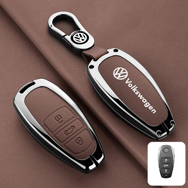 Ударопрочный чехол-брелок для ключа машины Фольксваген Volkswagen VW Touareg 2011-2018, AEYG