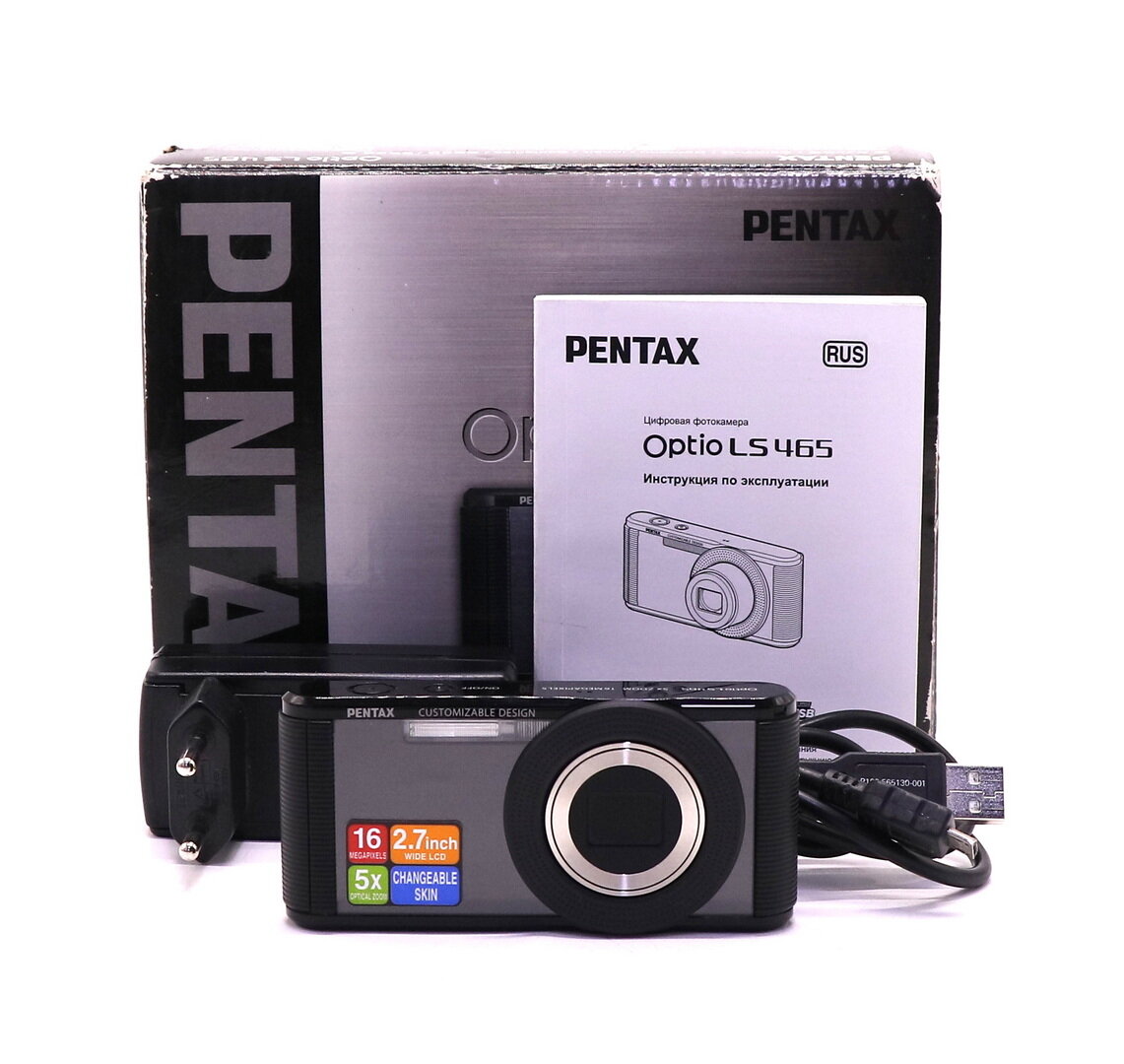 Цифровая фотокамера Pentax Optio LS465 в упаковке