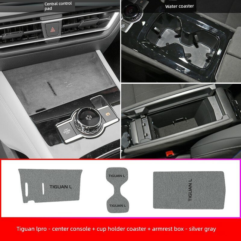 26 видов аксессуаров для салона автомобиля Volkswagen Tiguan LPRO, модифицированные декоративные аксессуары, органайзер