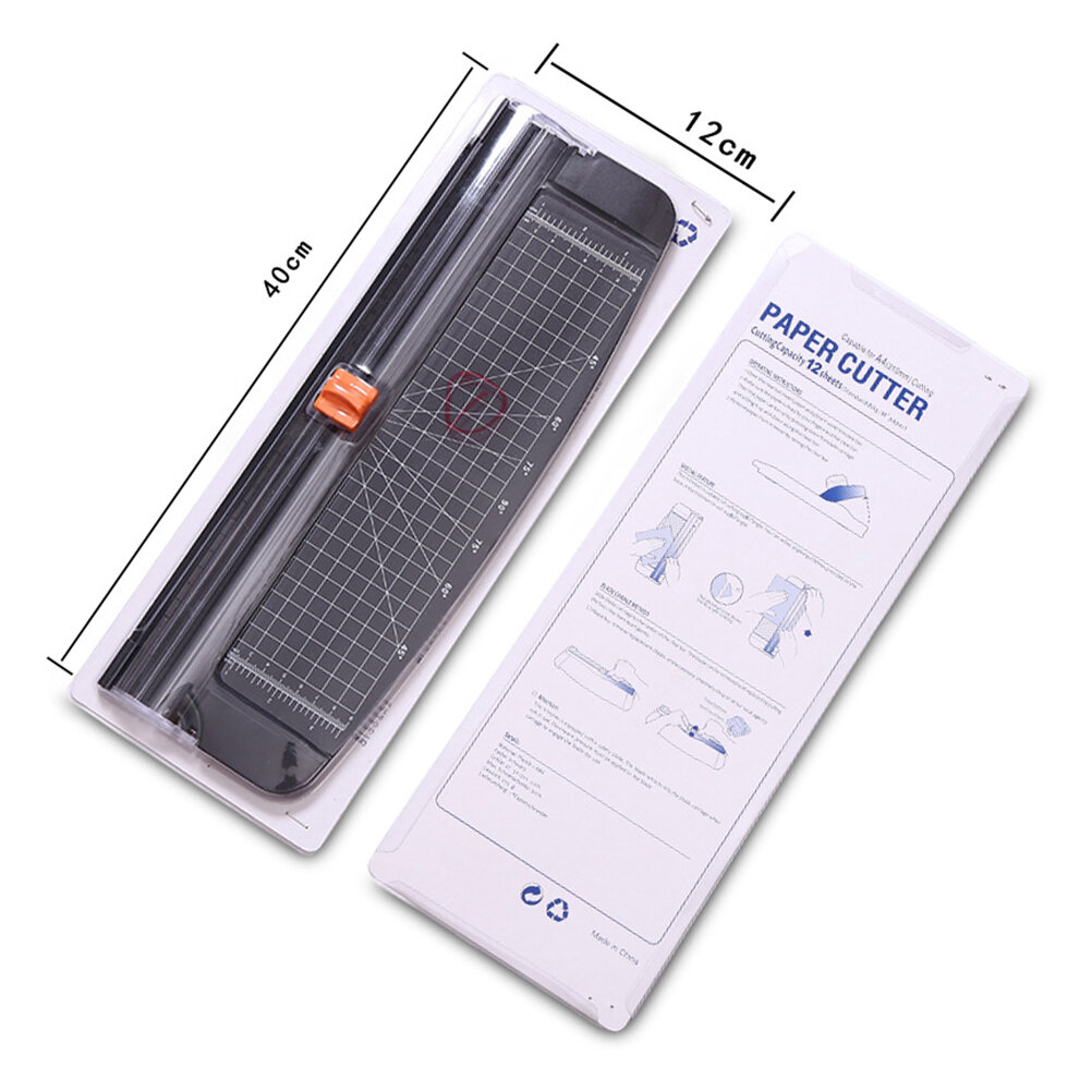 Бумажный Резак A4 С Тяжелой Основой С Решеткой Для Дома И Офиса 37.5*13cm