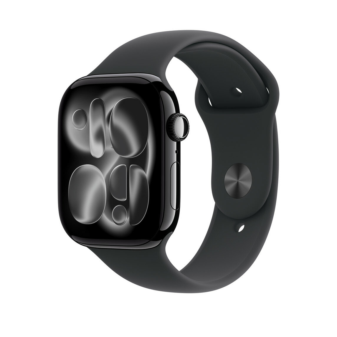 Ремешок силиконовый Midnight Sport Band Size M/L (Черный) Apple Watch 44/45/4649mm MXM43