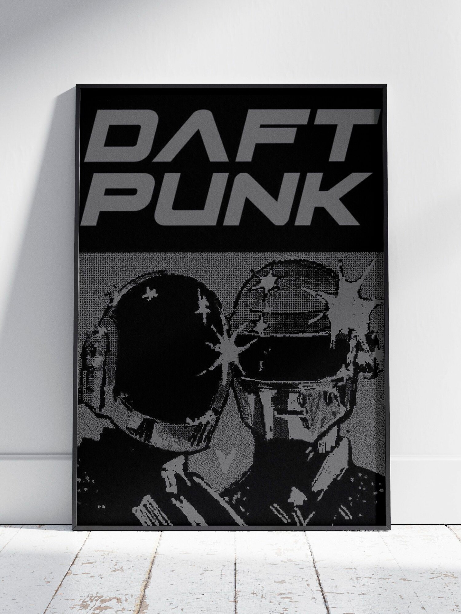 Плакат на стену для интерьера Дафт Панк (Daft Punk 17) - Постер по музыке и артисту формата A4 (21x30 см)