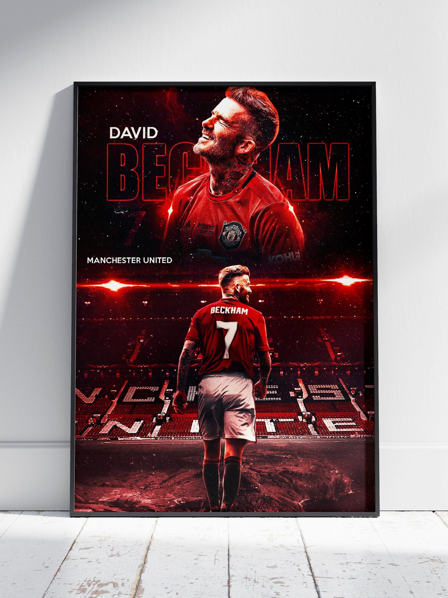 Плакат на стену для интерьера Дэвид Бекхэм (David Beckham 49) - Постер по актеру фильма, кино, сериала формата A4 (21x30 см)