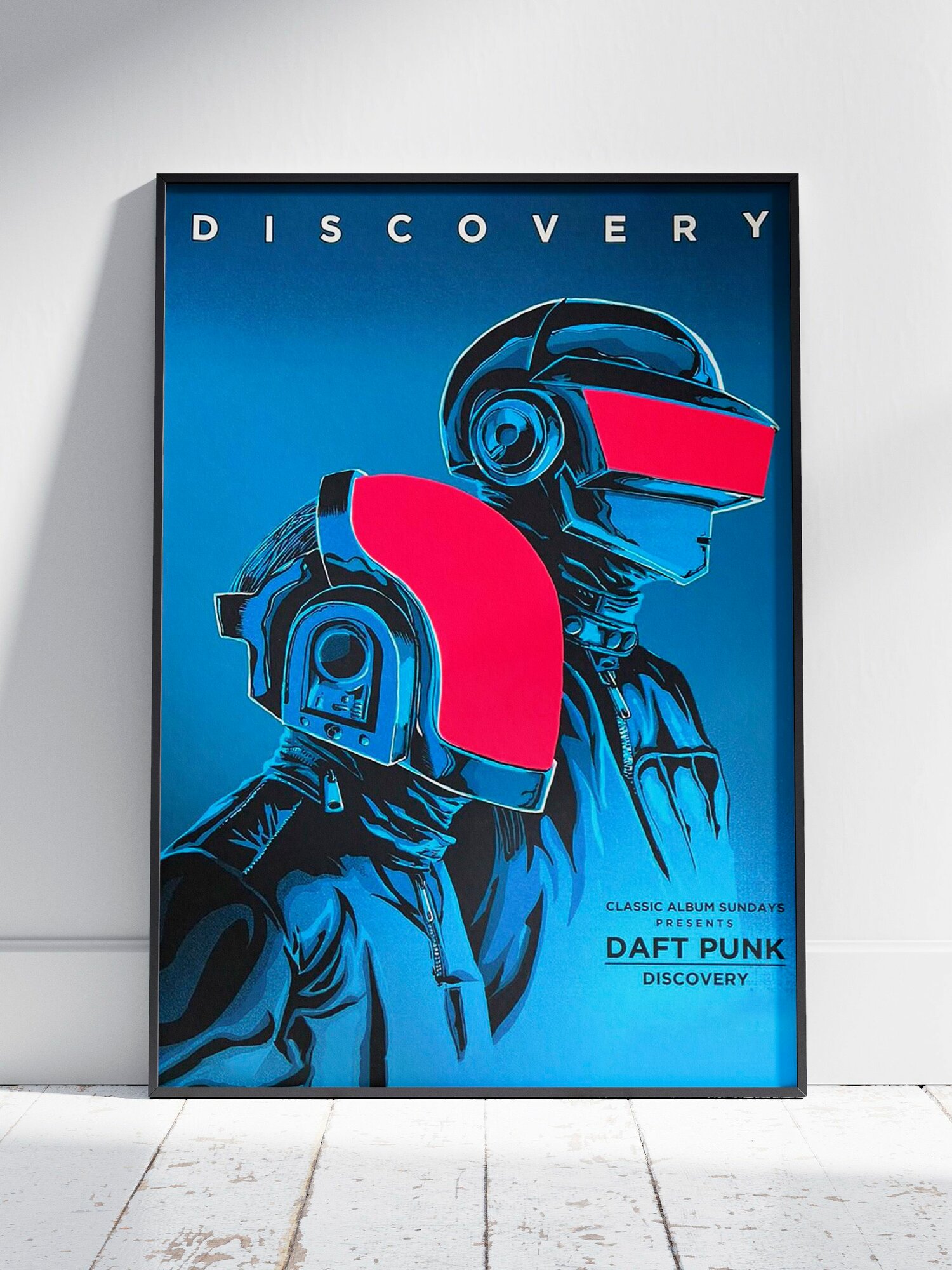 Плакат на стену для интерьера Дафт Панк (Daft Punk 61) - Постер по музыке и артисту формата A4 (21x30 см)