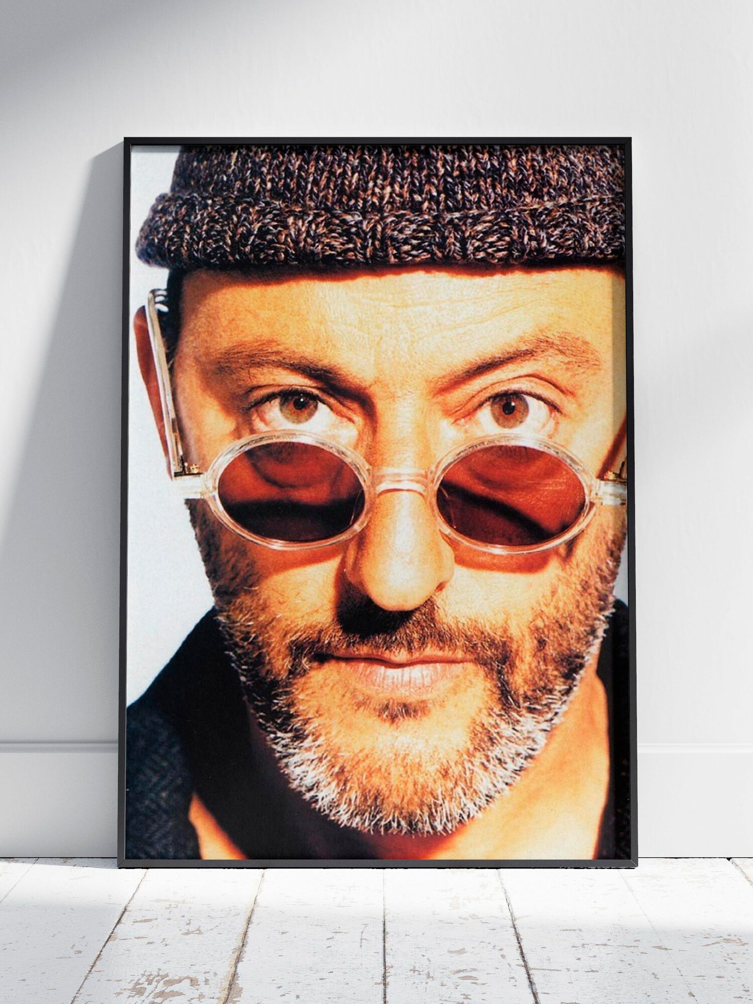 Плакат на стену для интерьера Жан Рено (Jean Reno 8) - Постер по актеру фильма, кино, сериала формата A4 (21x30 см)