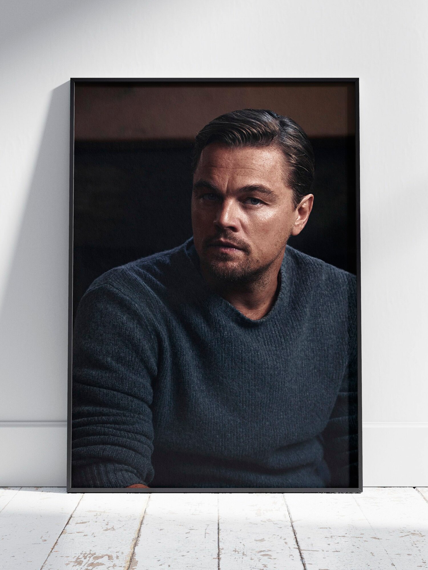 Плакат на стену для интерьера Леонардо Ди Каприо (Leonardo DiCaprio 21) - Постер по актеру фильма, кино, сериала формата A4 (21x30 см)