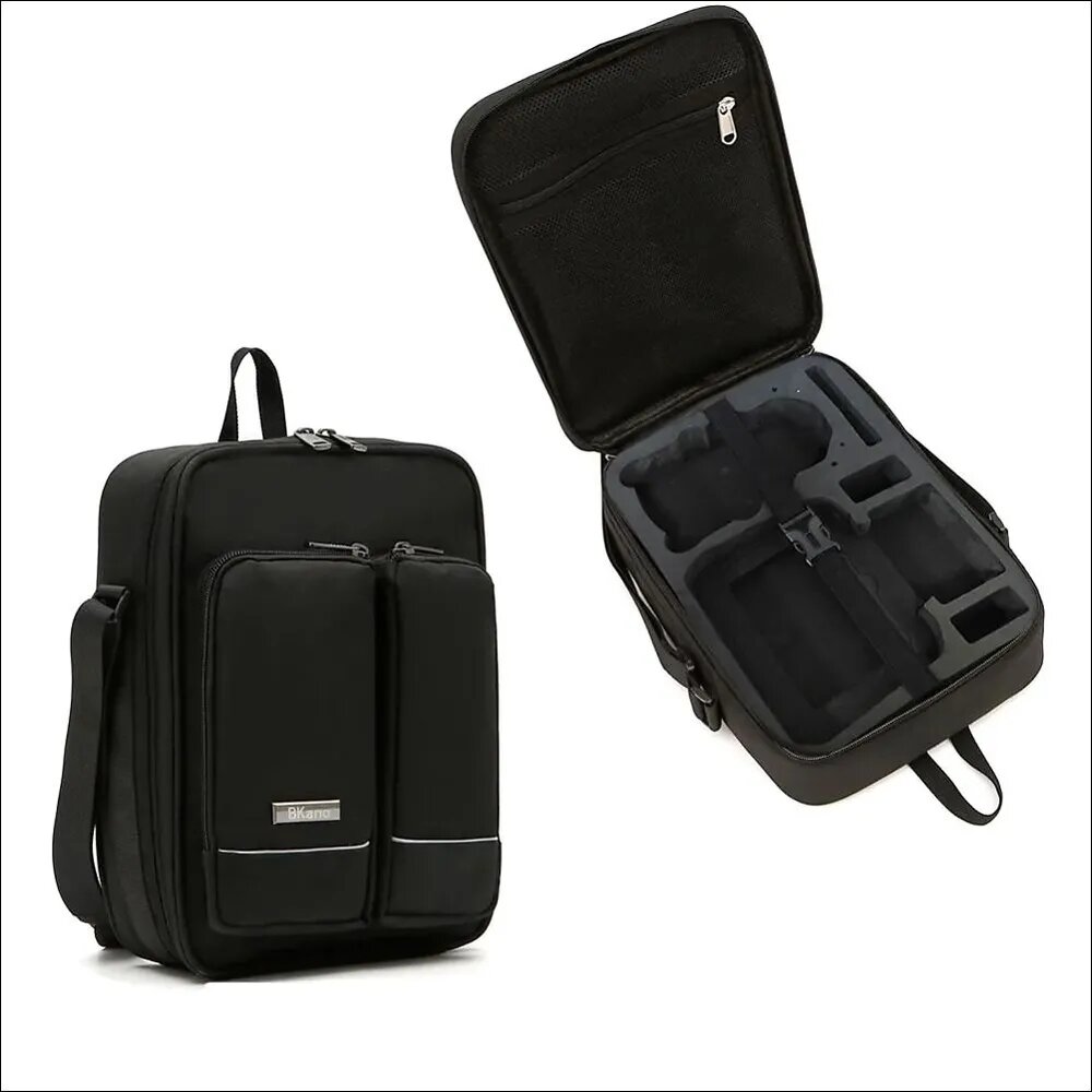 Чехол-рюкзак Dji Mini 4pro для квадрокоптера DJI Mini 4 Pro, черный, нейлон, с отделениями