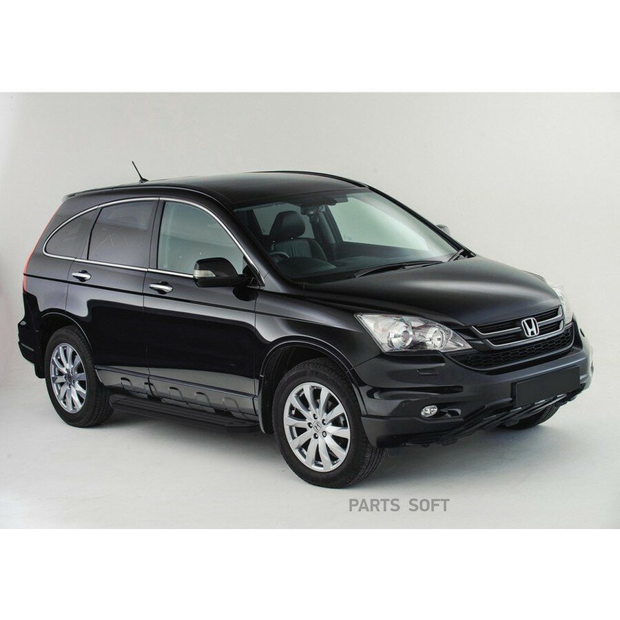Пороги Premium-Black Honda CR-V III 07-12, 173 см от официального дистрибьютора, RIVAL, артикул A173ALB21011