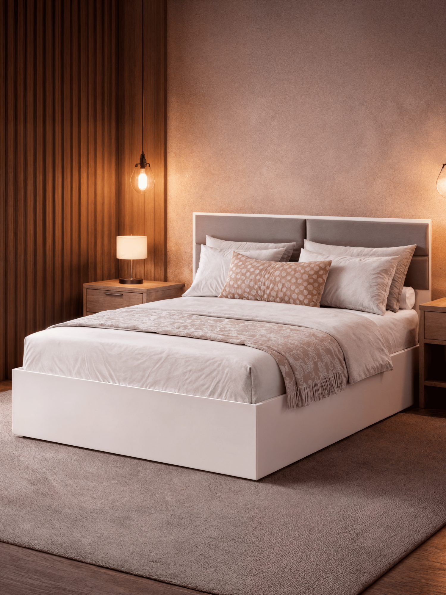 Кровать полутораспальная "Фьюжн", Семья Мебелони, 120х200 см