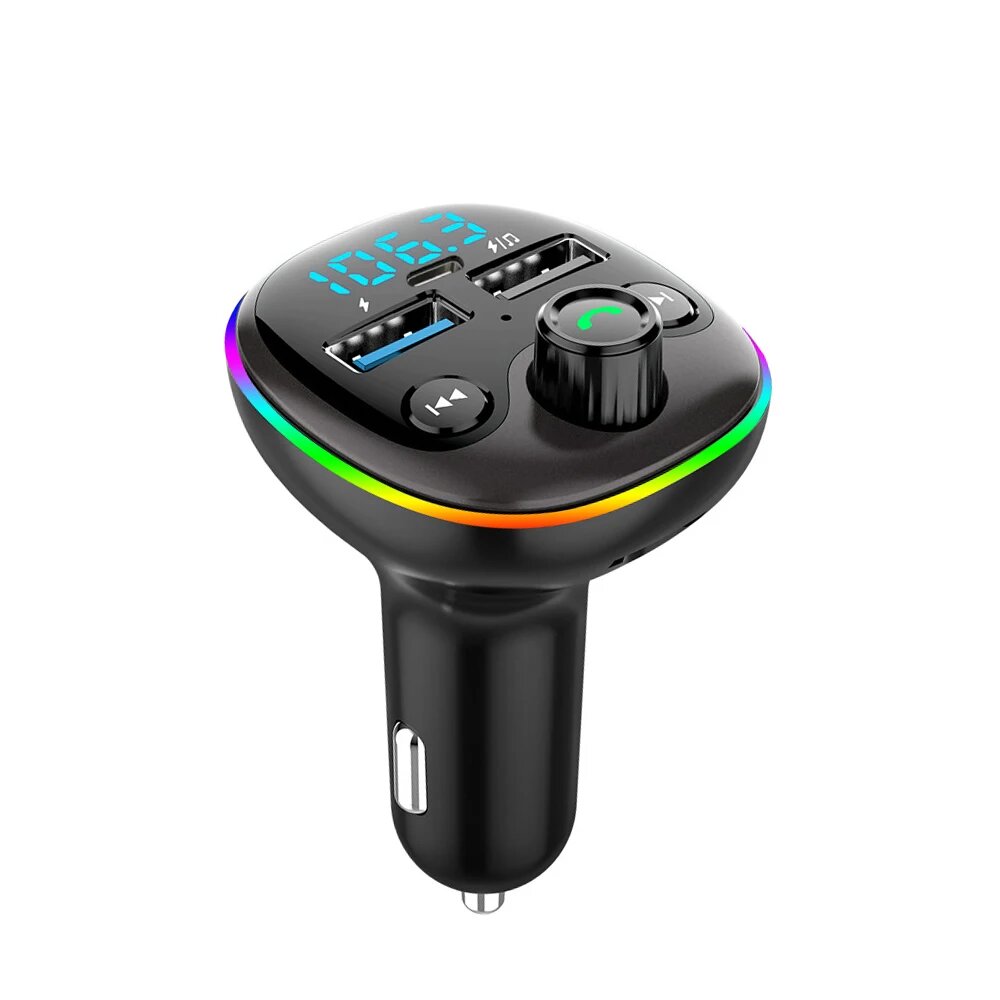FM-трансмиттер C9, Bluetooth 5.0, 2 USB, PD 18 Вт