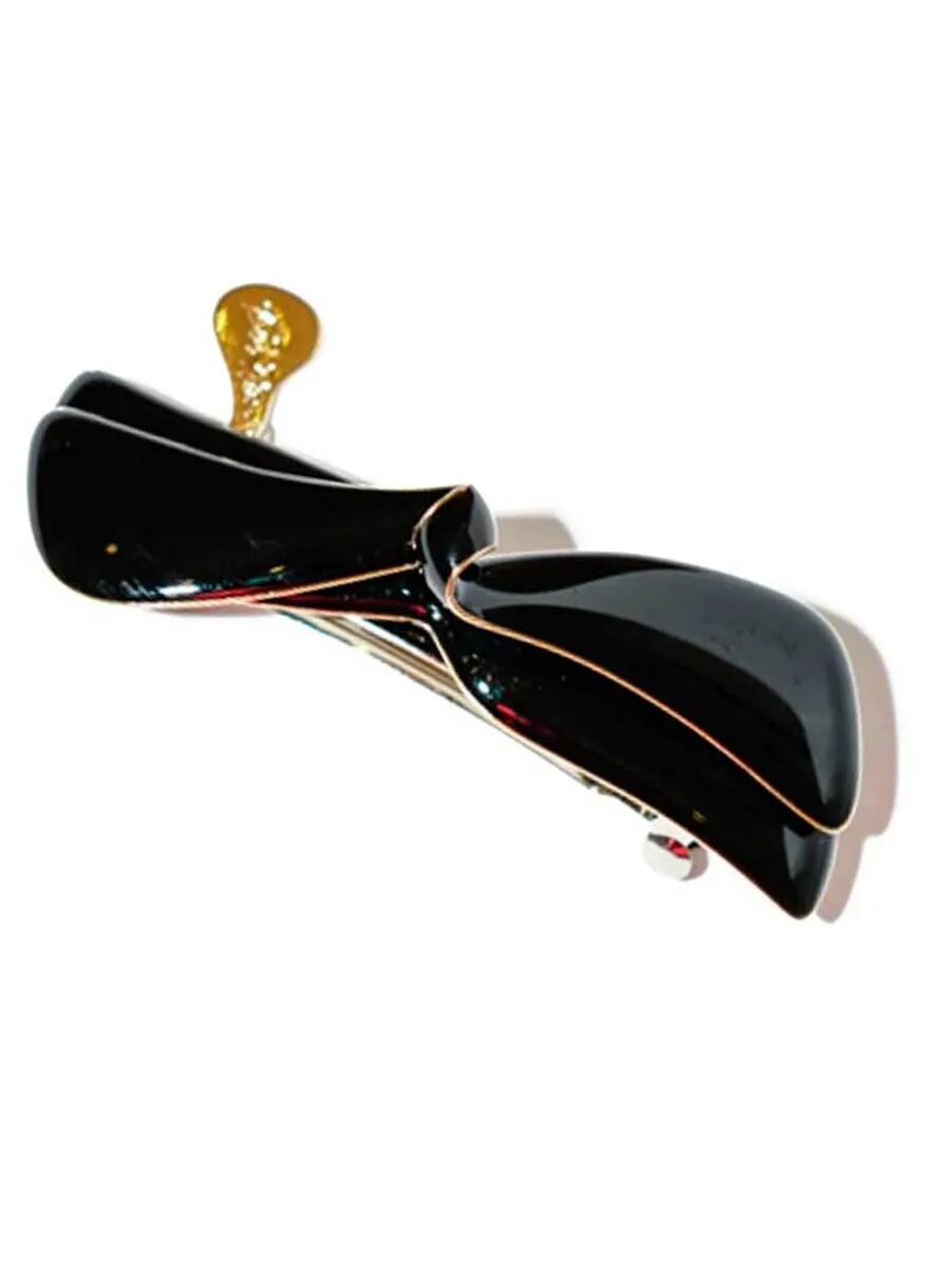 Benten Hair Clip Заколка малый бантик (черный) 1 шт