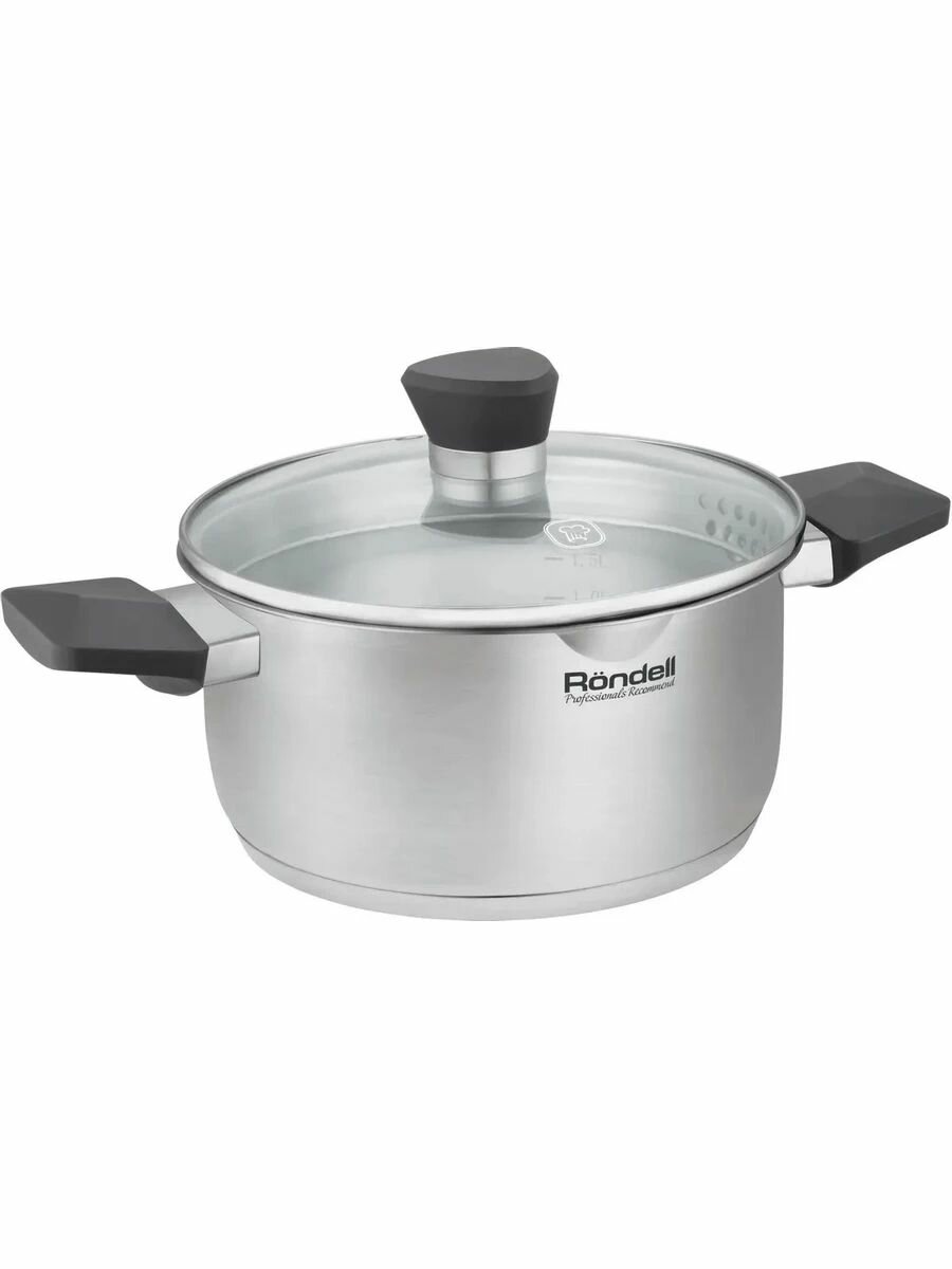 Кастрюля Rondell Strike Grey Ultra RDS-1948 Inox