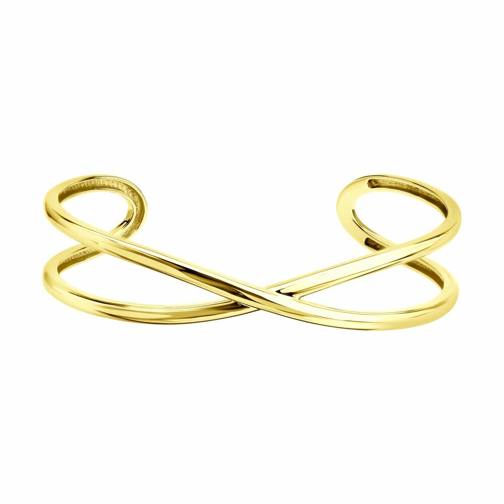 Жесткий браслет, серебро, 925 проба