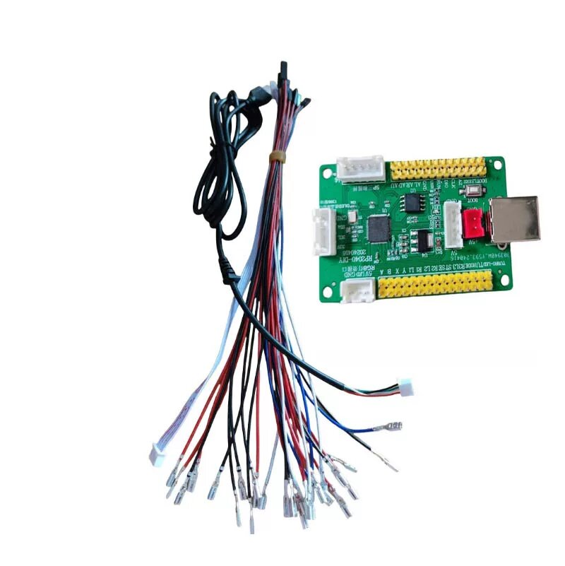 Разработанная плата PCB Raspberry Pi RP2040 PICO с кабелем для PS4/Switch - Изумрудная контрольная плата