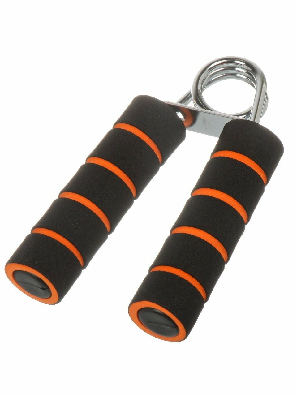 Эспандер кистевой пружинный HE-07 до 15 кг, черный, для тренировки рук и укрепления мышц предплечья, артикул 105355