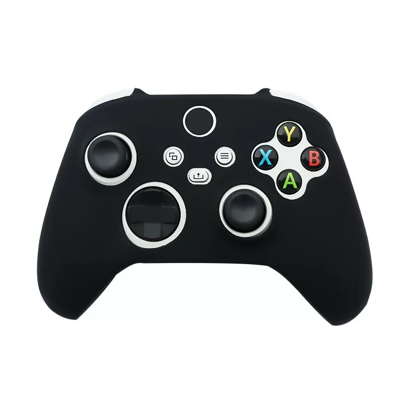 Чехол для контроллера Xbox Series X из силикона с противоскользящим покрытием - Черный, игровой аксессуар