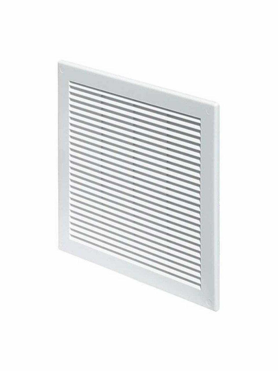 Решетка вентиляционная Viento 170х170 мм, белая, вытяжная, с сеткой, серия TRU, пластиковая для дома и офиса, 1717TRU