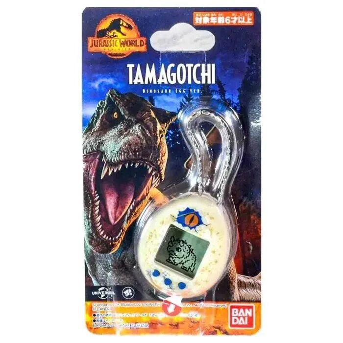 Виртуальный питомец Bandai Tamagotchi nano серийный x Парк Юрского периода - Динозавр Яйцо ver