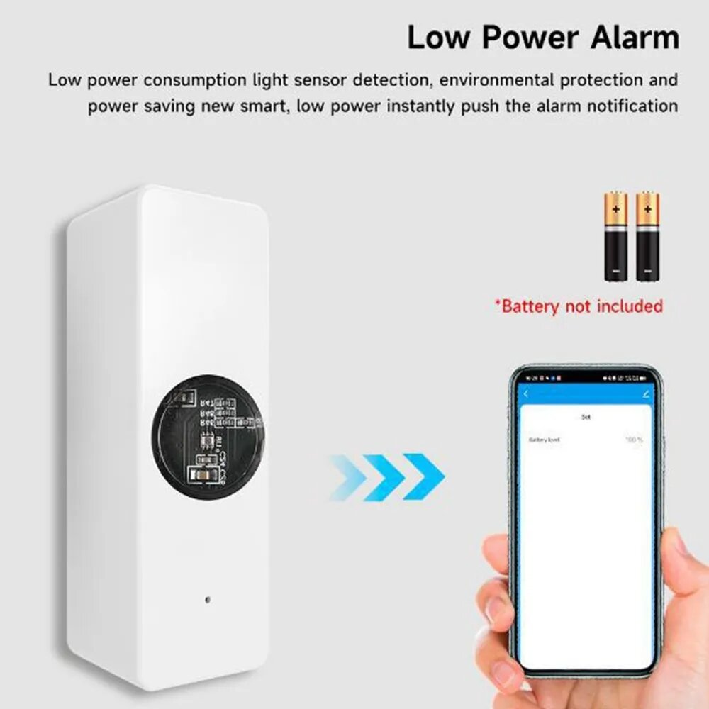 Tuya ZigBee Датчик Освещенности Луча, умный датчик освещенности для умного дома — фото 1
