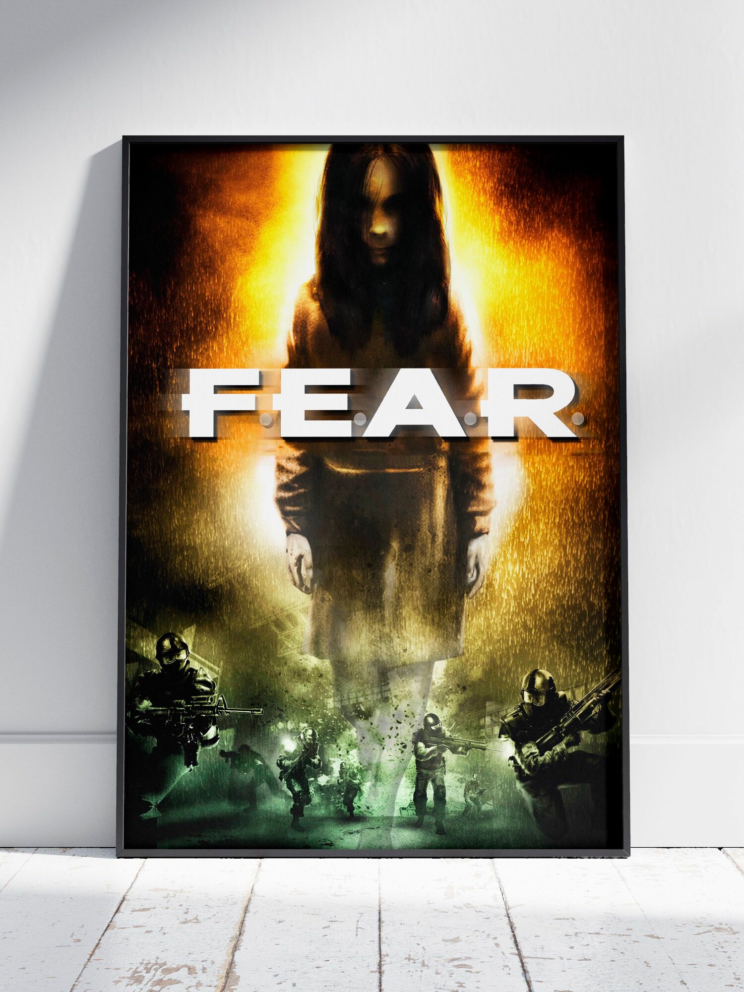 Плакат на стену для интерьера ФИР (FEAR 1) - Постер по компьютерной игре формата A4 (21x30 см)