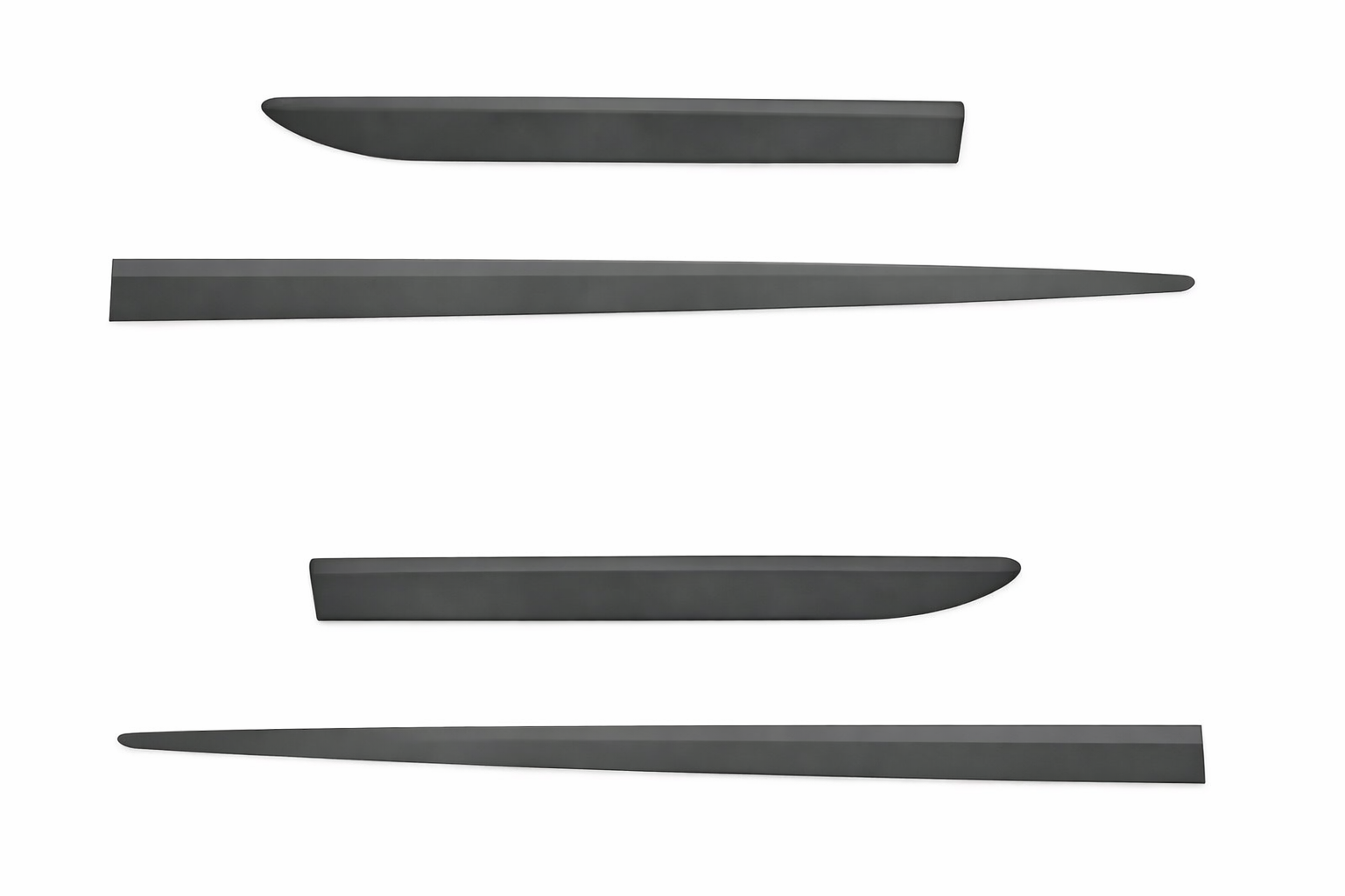 Молдинги на двери для Tucson-Sportage-RAV4, ABS пластик, черные