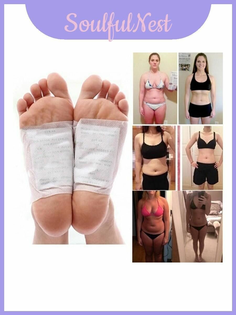 Пластырь для ног top tier materials cleansing foot stickers, повышение энергии, снятие стресса