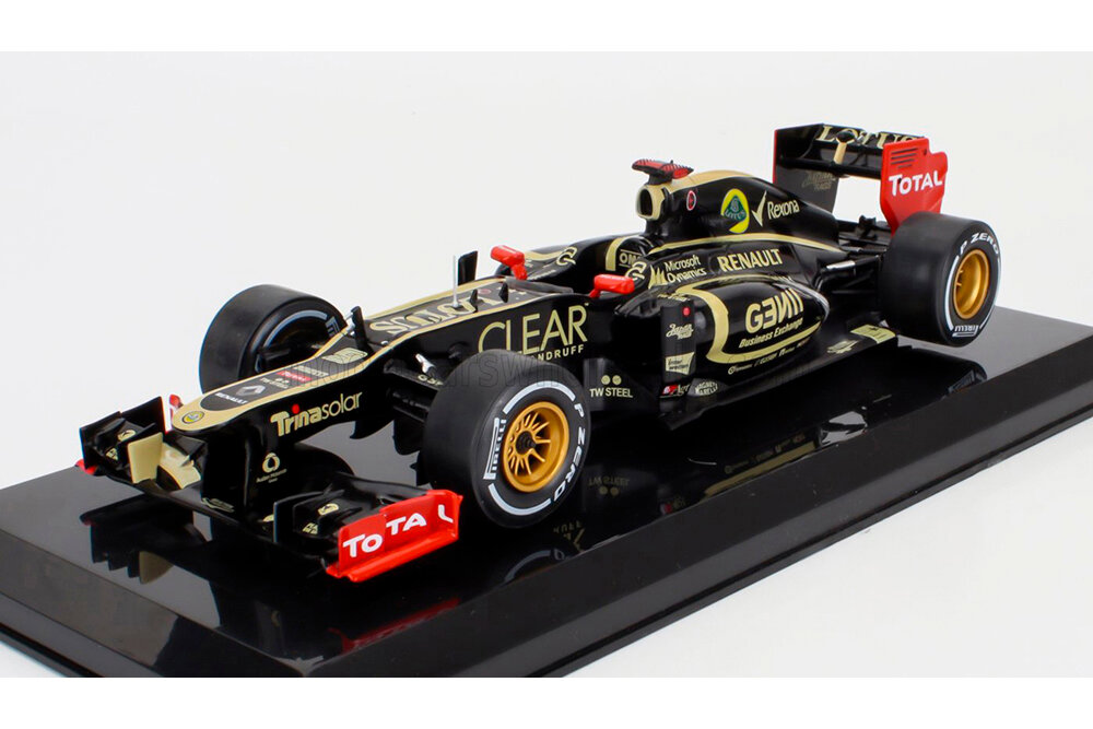Модель коллекционная ALTAYA Lotus F1 E20 team renault #9 kimi raikkonen 2012 black/gold metallic