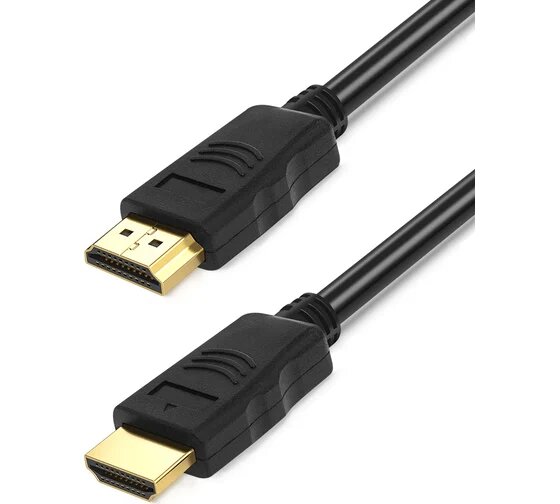Кабель DEFENDER HDMI-07 HDMI M-M 87352, 2 м, литой, медный проводник, чёрный
