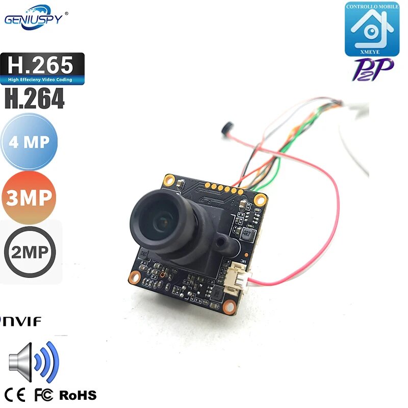 IP-камера Geniuspy 2MP 1080P, 3.6мм, H.264