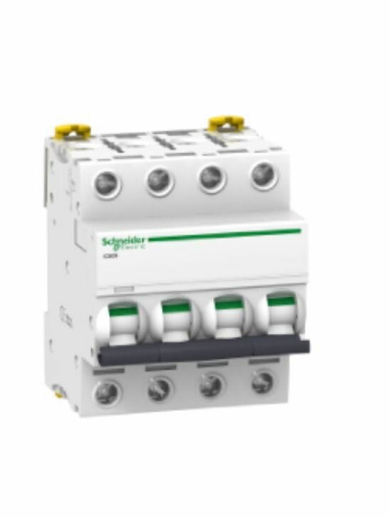 Автоматический выключатель Schneider Electric Acti 9 iC60N 4П 6A 6кА C A9F79406