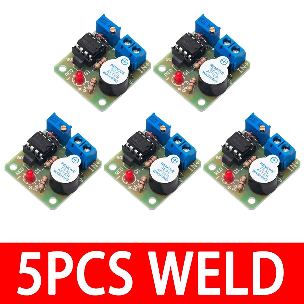 Модуль сигнализации низкого напряжения Baishundianzi 9/12В 5PCS WELD