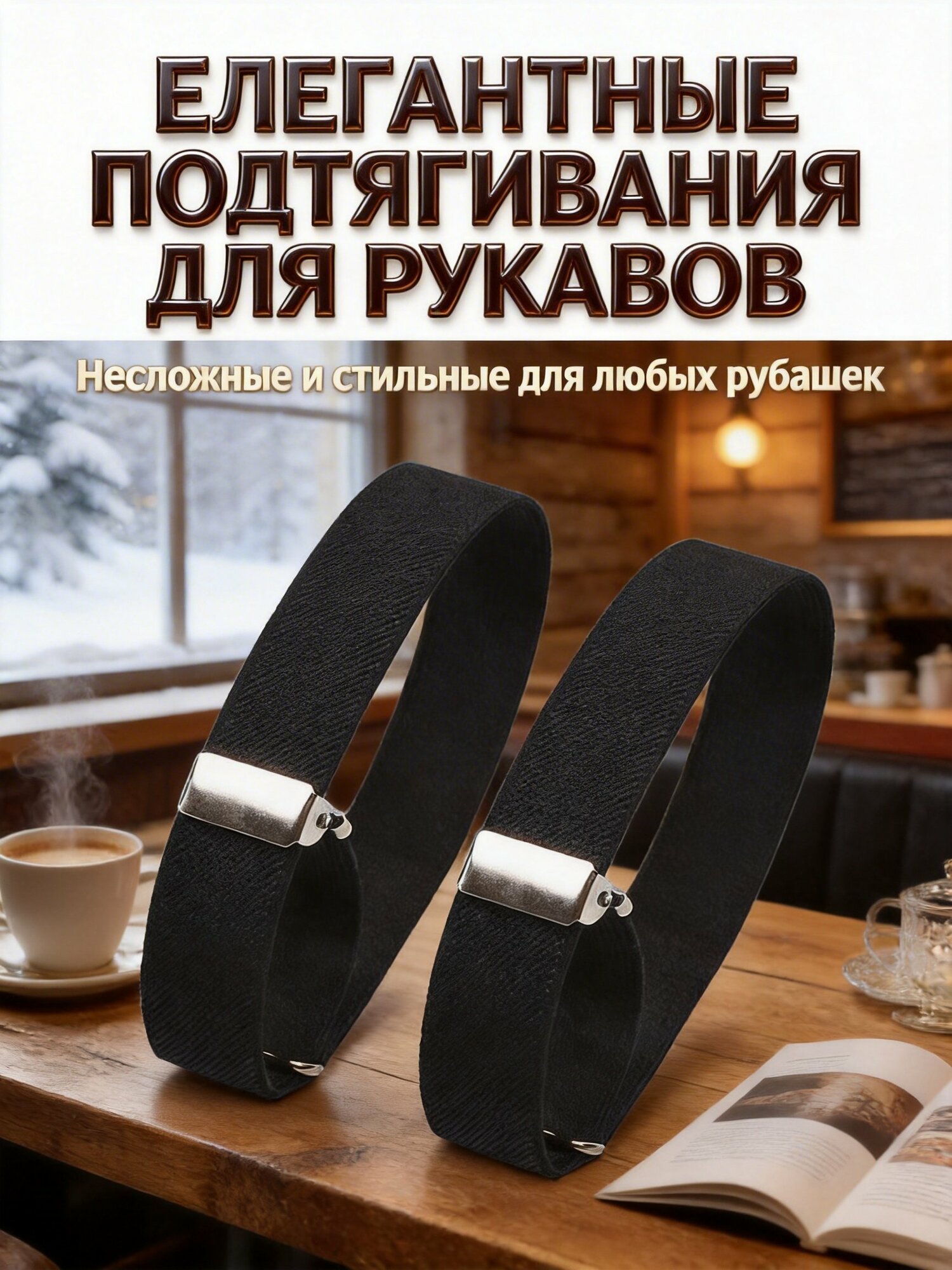 Подвязки для рукавов, нескользящие держатели рубашек для мужчин и женщин, эластичные нарукавники 2 шт