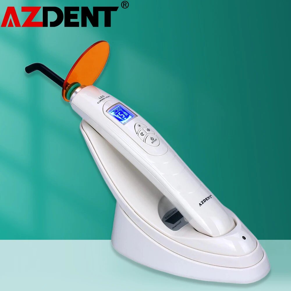 AZDENT LED Беспроводная полимеризационная лампа для стоматологии, EU plug