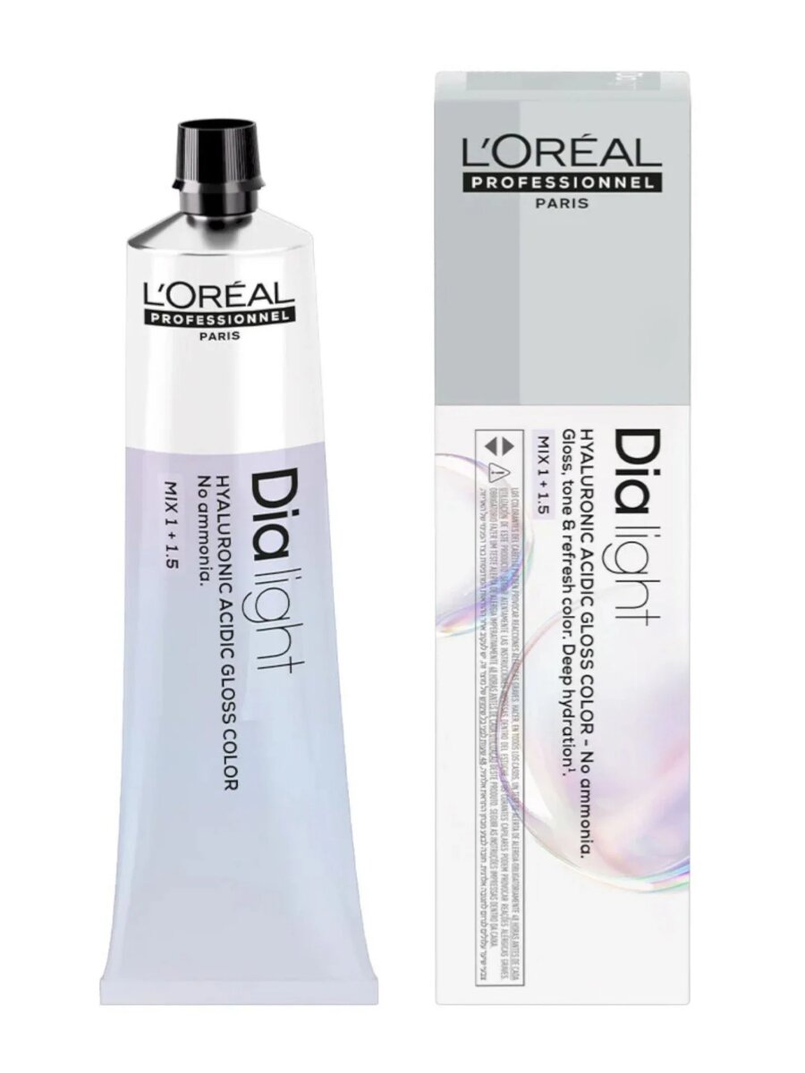 Краска для волос L'Oreal Professionnel DIA Light Acidic Gloss Color No Ammonia, без аммиака на основе кислого рН, 8.1