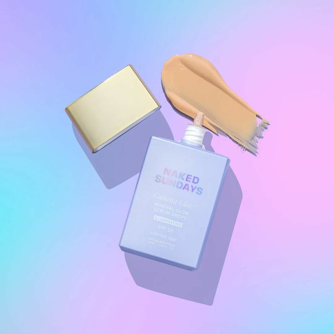 Naked Sundays сыворотка тонирующая , тинт для лица CabanaGlow Mineral Glow Serum Drops SPF50 Illuminating