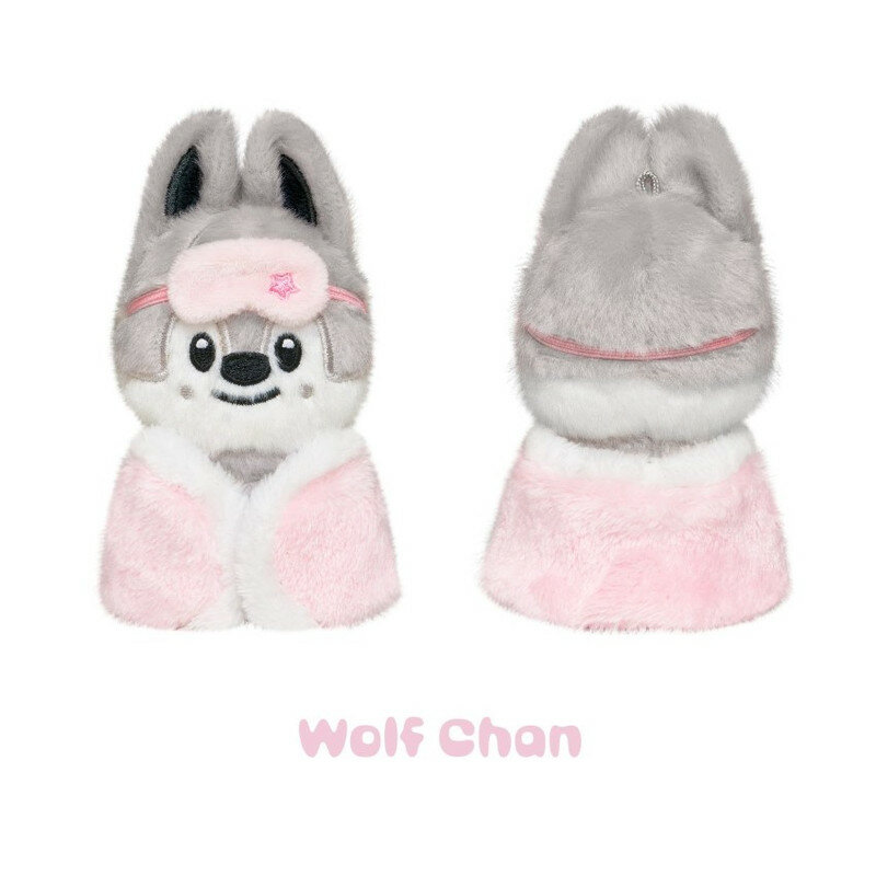 Stray Kids STAY in Our Little House Плюшевая игрушка SKZOO, 10 см, Wolf Chan(Bang Chan)
