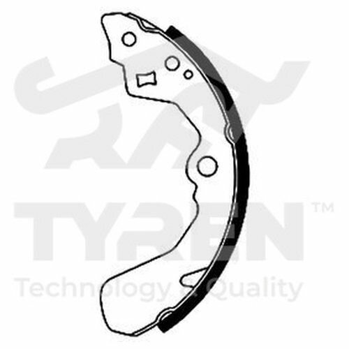 Колодки тормозные барабанные TYREN TYR1414911
