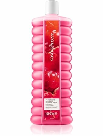 Пена для ванны Avon Senses Raspberry Delight, малиновыи, 1000 мл