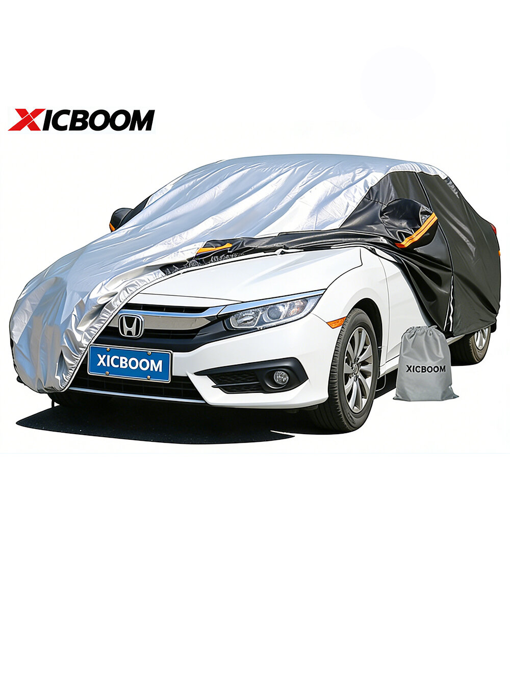 XICBOOM Чехол на автомобиль Honda Civic （Sedan）, Нетканое полотно, Хлопок, 1 шт.