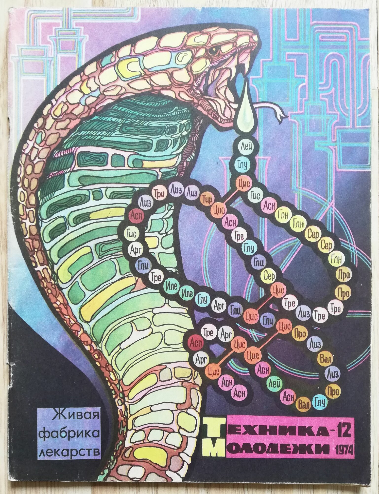 Журнал Техника молодежи. № 12 1974 год