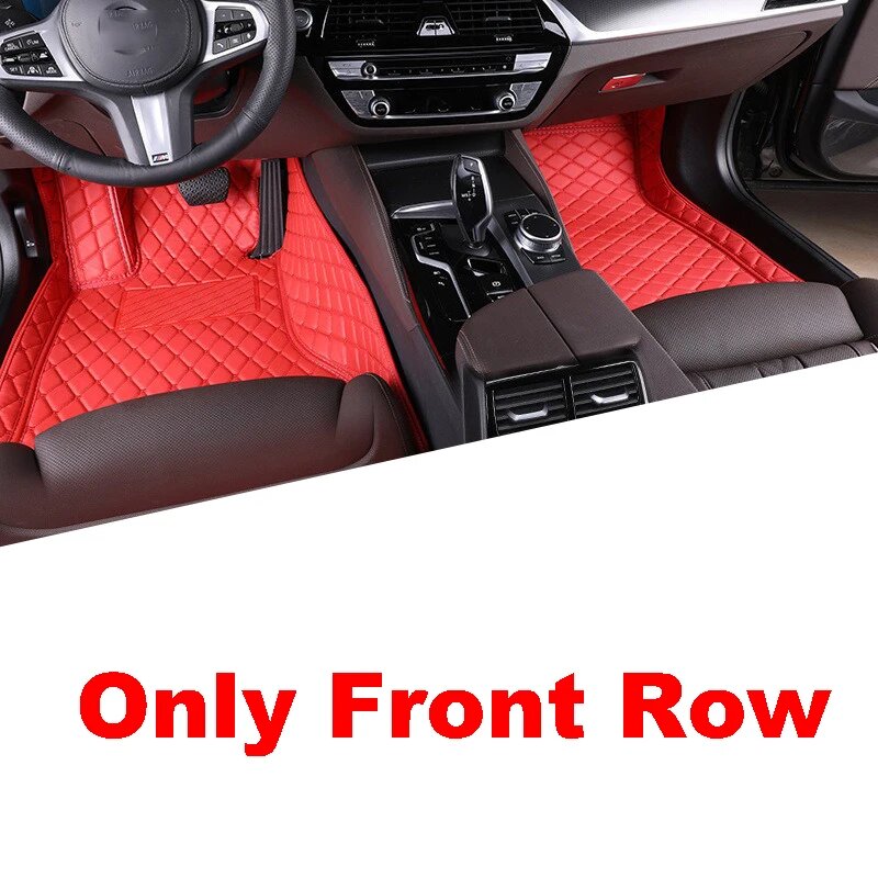 Красные автомобильные коврики для BMW X5 E70 2006-2013, 2 шт.