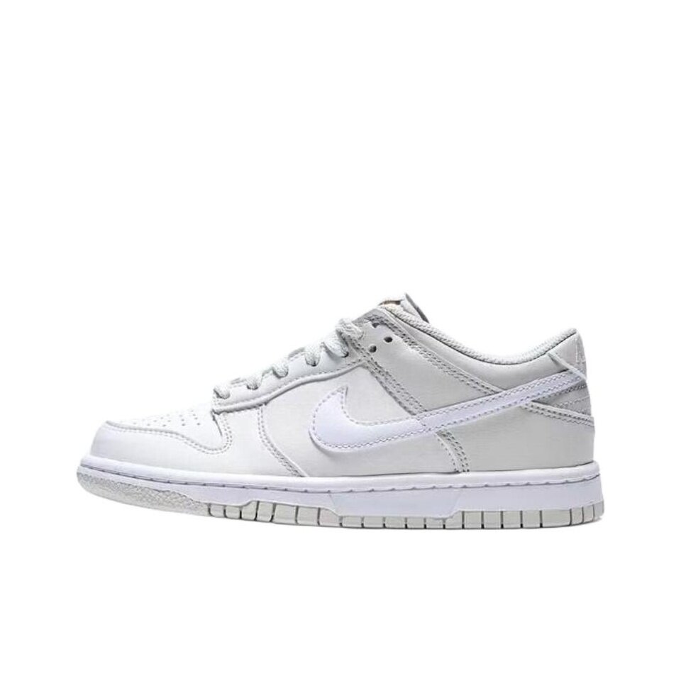 Кеды NIKE Dunk, размер EU 37,5, белый/серый — фото 1